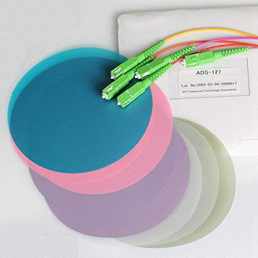 50-Pack Fiber Optic Connector Polishing Paper Ultra-precision Flexibil ...